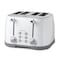Betty Crocker 4-slice Multi-function Toaster, White BC-4624W | Zoro